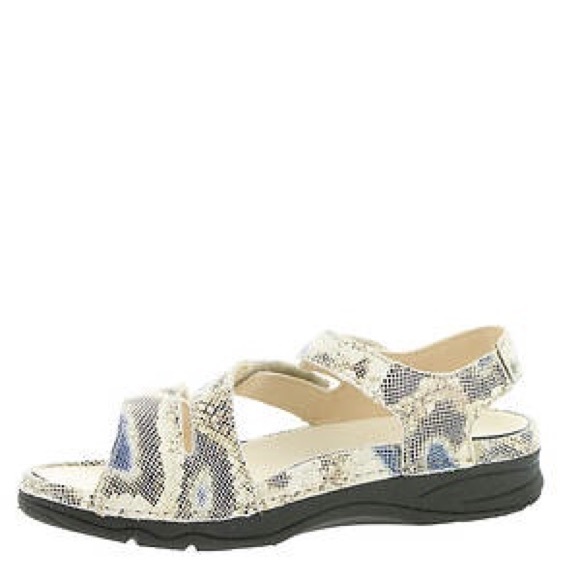 DREW | Shoes | Drew Angela M Beigemultisnakeskin Sandal | Poshmark